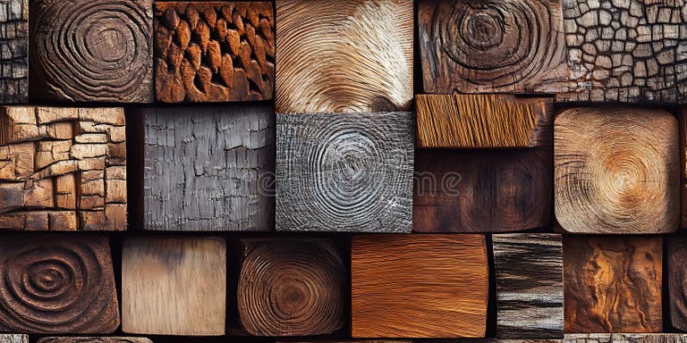 Seamless Repeat Pattern of Various Wood Textures for Creative Designs ...