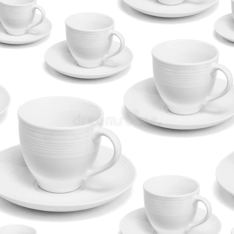 Repeat Pattern White Porcelain Cup Stock Photos - Free & Royalty-Free ...