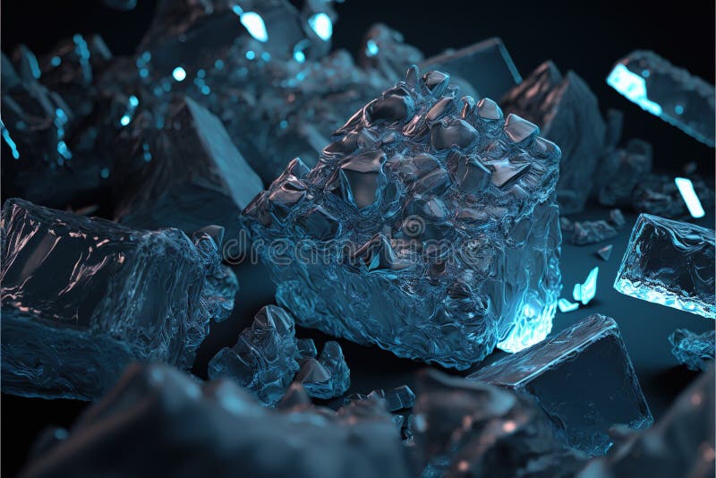 Seamless Repeatable Ice Texture, Hyper Realistic by AI Generated Stock ...