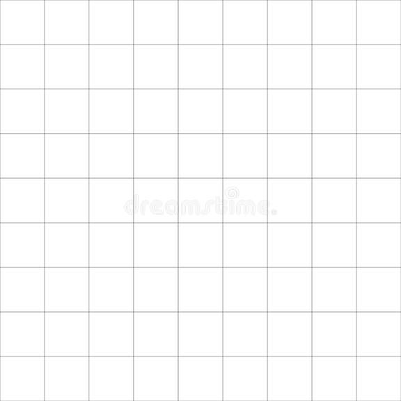 Seamless, Repeatable Squares Grid, Mesh, Graph, Plotting Paper Pattern, Regular Lattice, Grate ...