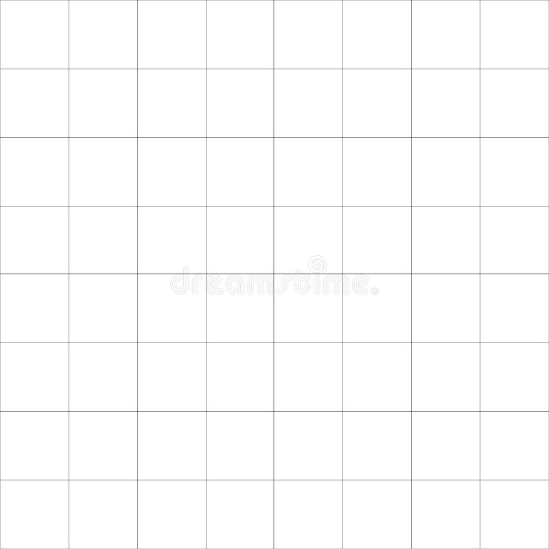 Seamless, Repeatable Squares Grid, Mesh, Graph, Plotting Paper Pattern, Regular Lattice, Grate ...