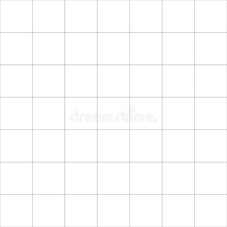 Seamless, Repeatable Squares Grid, Mesh, Graph, Plotting Paper Pattern, Regular Lattice, Grate ...