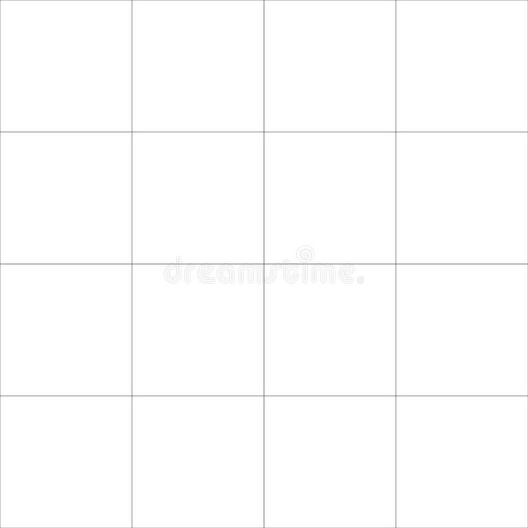 Seamless, Repeatable Squares Grid, Mesh, Graph, Plotting Paper Pattern, Regular Lattice, Grate ...
