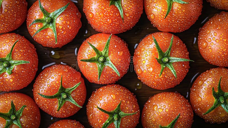 A Seamless Repeatable and Tileable Texture Pattern of Fresh Tomatoes ...