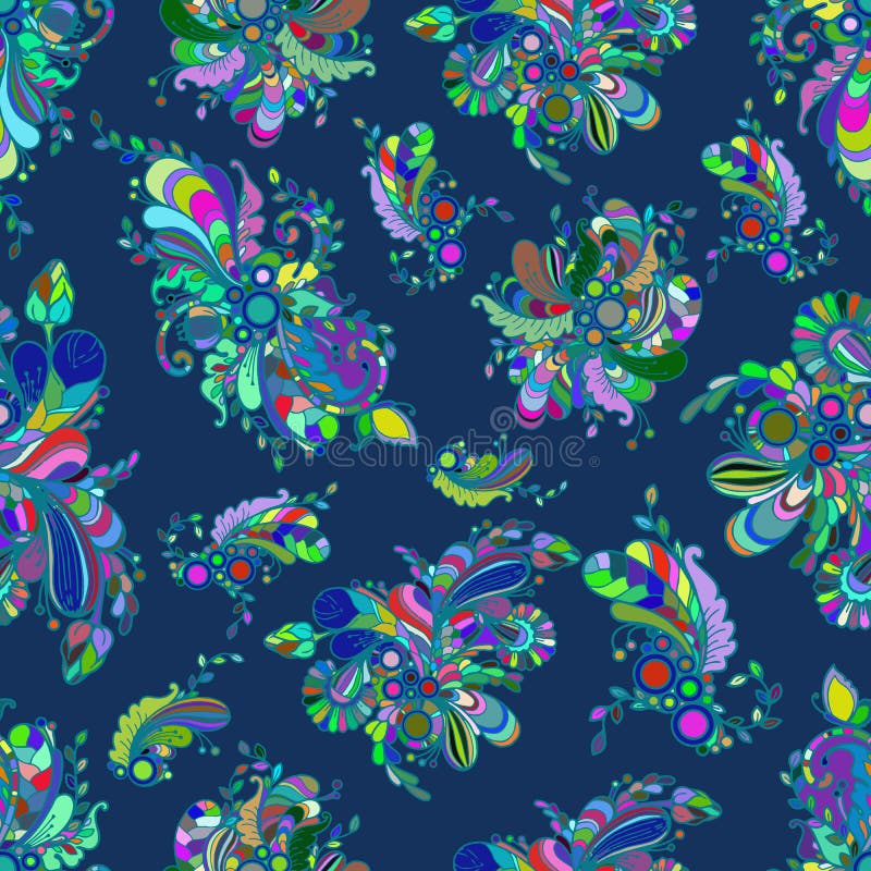 Seamless Repeating Abstract Pattern Stock Vector - Illustration of ...