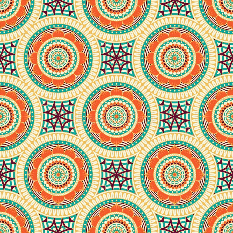 Seamless Repeating Abstract Pattern Stock Vector - Illustration of ...