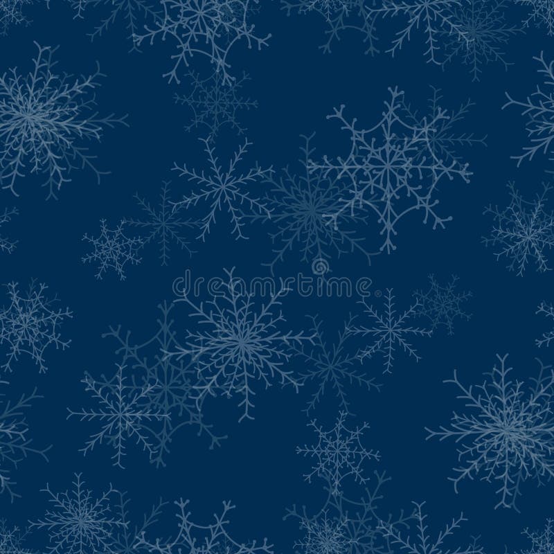 Falling Snow Repeating Background Stock Illustrations – 421 Falling ...