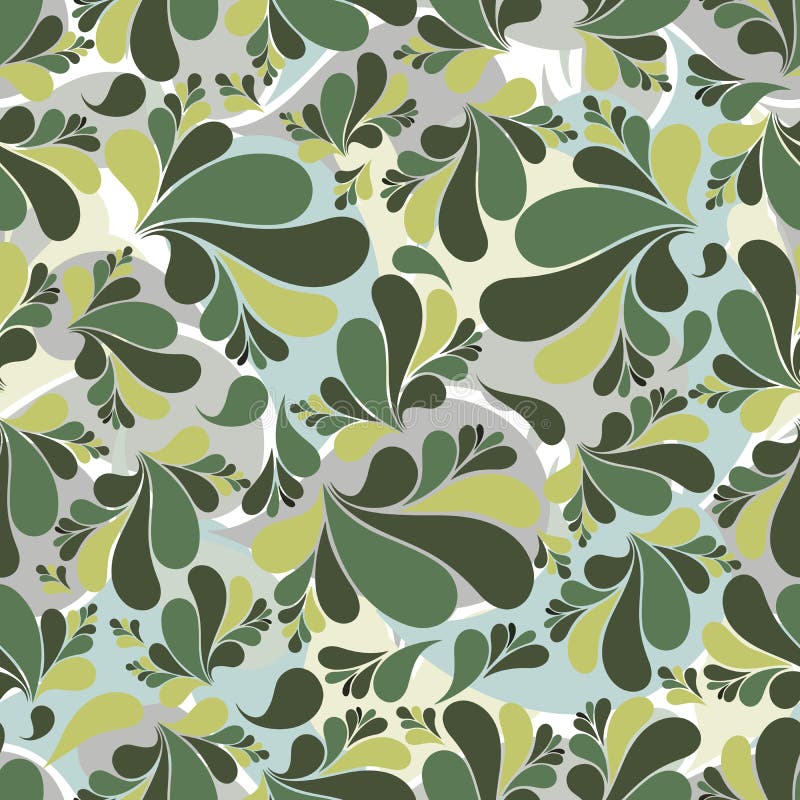 Seamless Repeating Floral Pattern.Vector Stock Vector - Illustration of ...