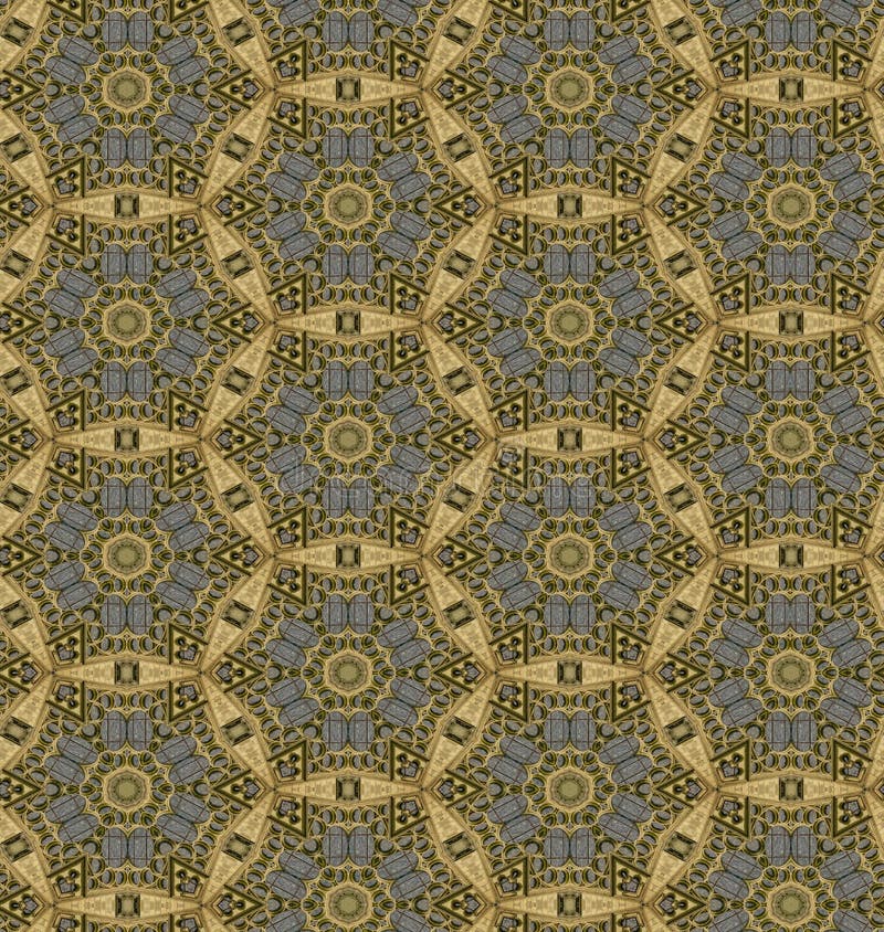 Seamless Repeating Fractal Pattern Stock Illustration - Illustration of ...