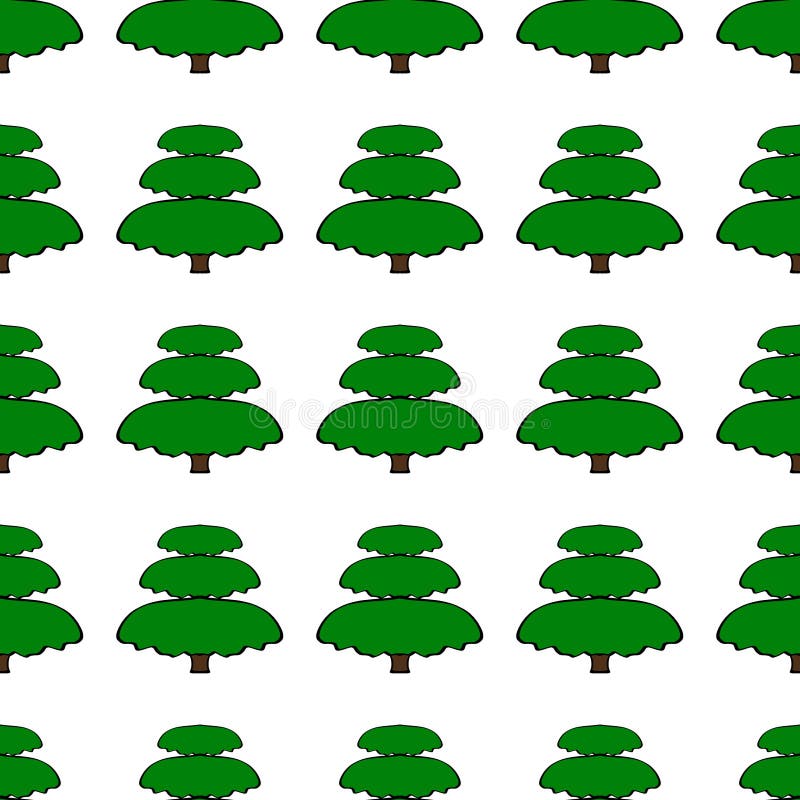 Seamless Repeating Image of a Christmas Tree. Repeating Patterns with ...