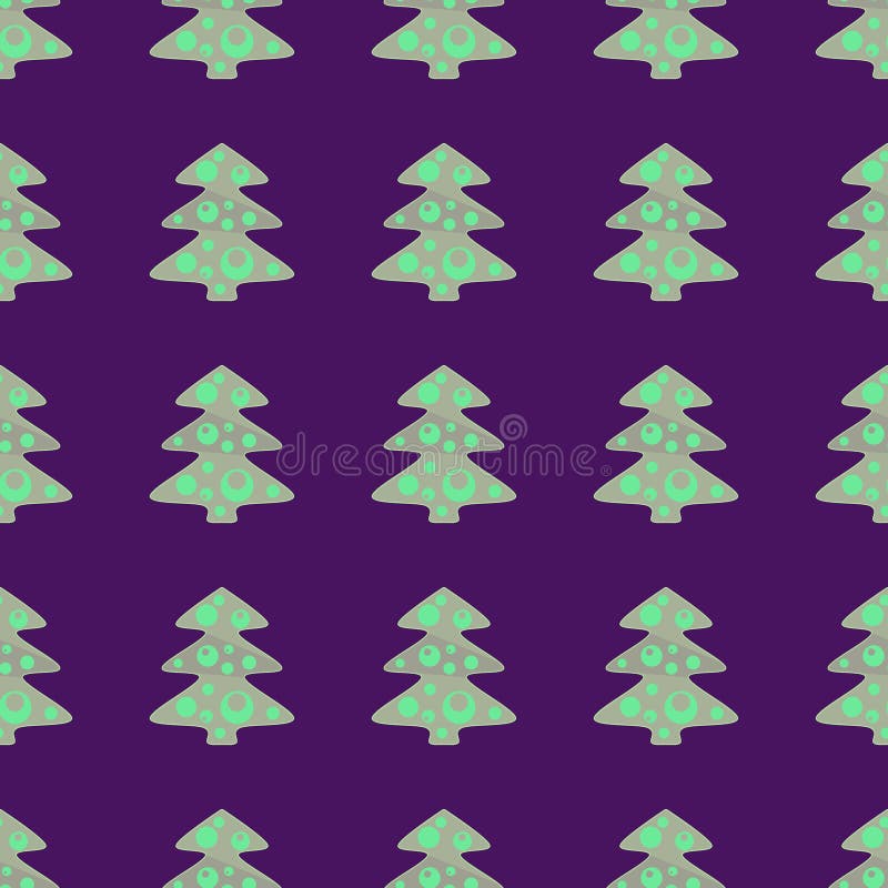 Seamless Repeating Image of a Christmas Tree. Repeating Patterns with ...