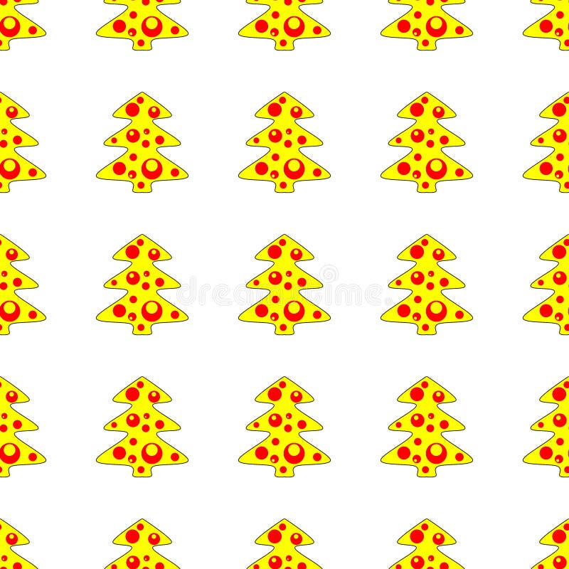 Seamless Repeating Image of a Christmas Tree. Repeating Patterns with ...