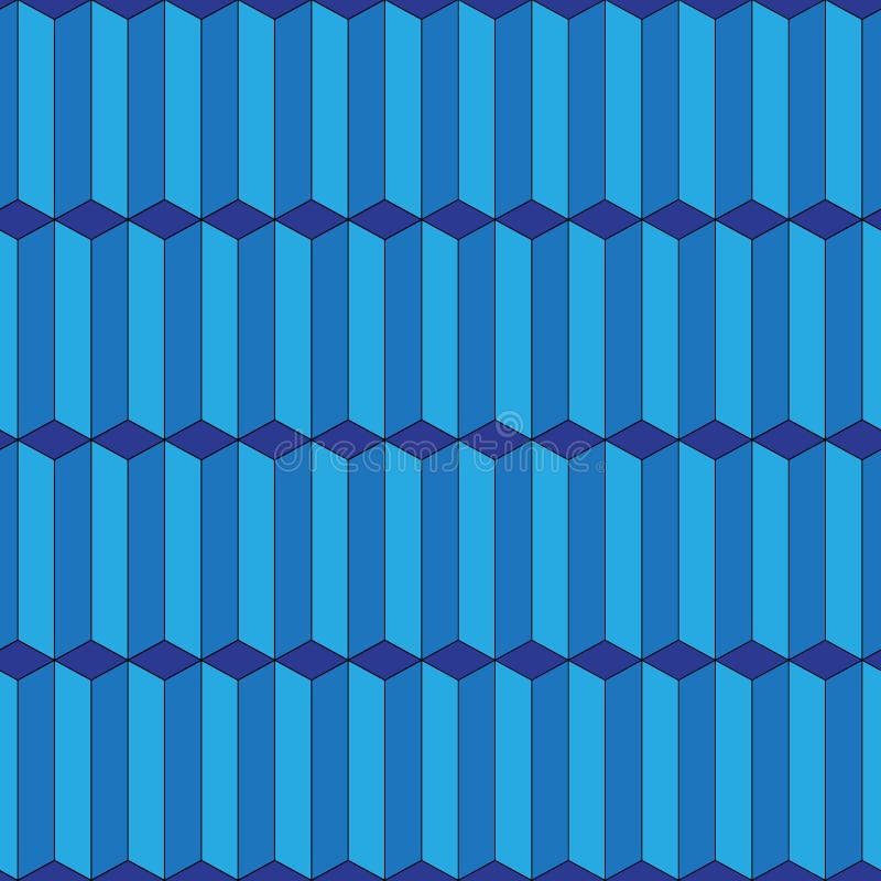 Seamless Repeating Isometric Pattern of Cubes Stock Illustration ...