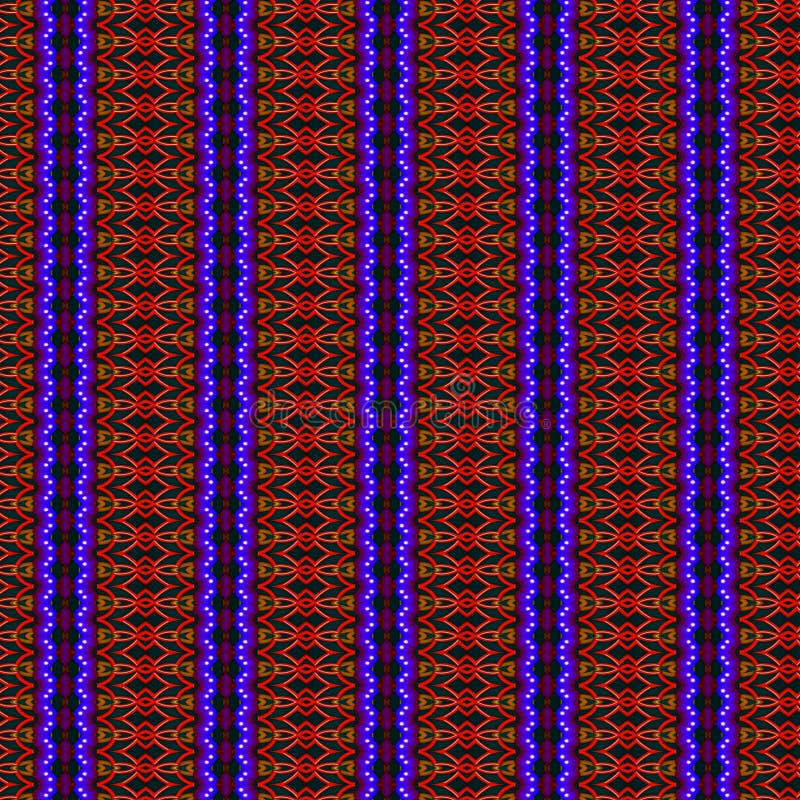 Seamless Repeating Multicolor Patterns. Multiple Squares with Patterns ...