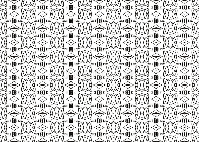 Seamless Repeating Pattern Black White Small Scale Stock Illustration ...