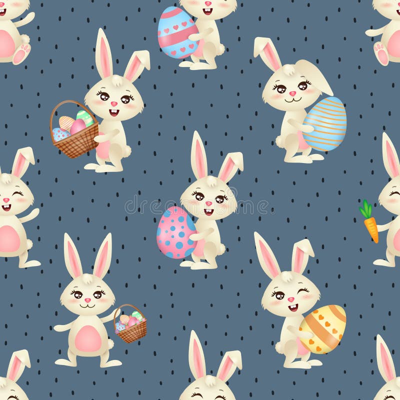 Seamless Repeating Pattern Celebrating Festive Easter during Spring ...
