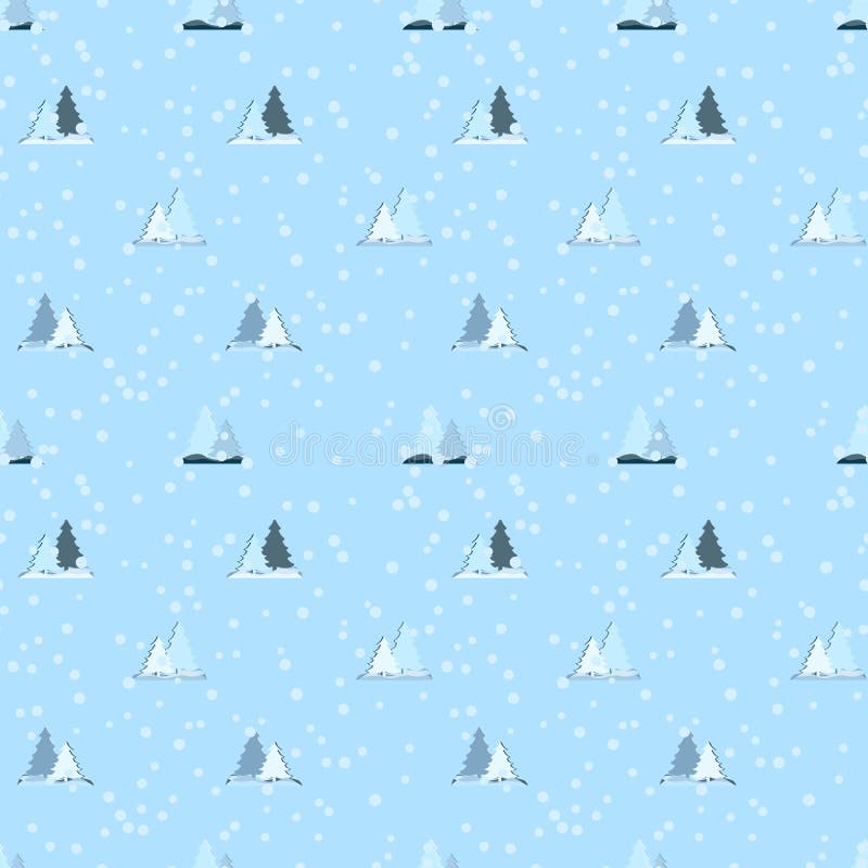 Falling Snow Repeating Background Stock Illustrations – 393 Falling ...