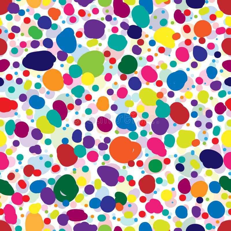 Seamless Repeating Pattern of Color Spots Stock Vector - Illustration ... Seamless Repeating Pattern of Color Spots Stock Vector - Illustration ...