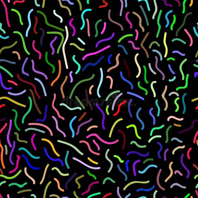 Seamless Repeating Pattern from Curved Lines Stock Vector ...