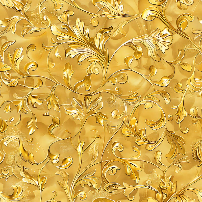 Shiny Gold Seamless Texture Background Tile Stock Illustration ...