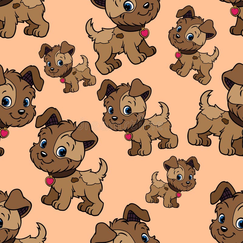Dogs Repeating Pattern Stock Illustrations – 1,297 Dogs Repeating ...