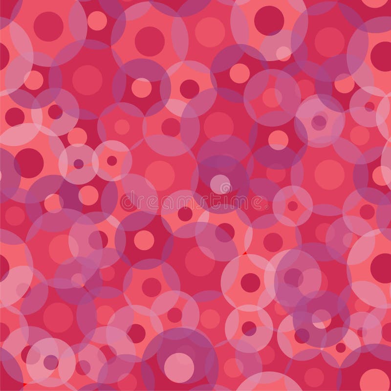 Seamless Repeating Pattern of Semi Transparent Circles Stock ...