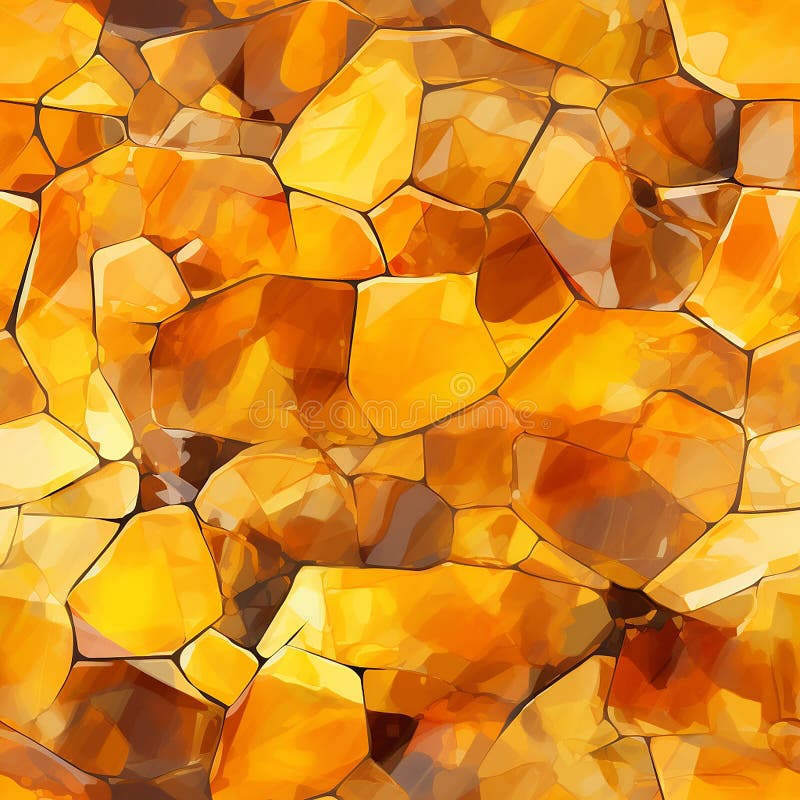 Seamless Repeating Pattern of Shiny Pieces of Amber 2 Stock ...