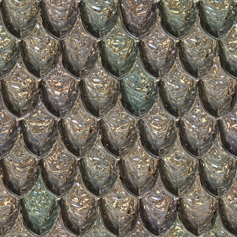 Mermaid Scale Seamless Repeating Pattern Stock Illustration ...