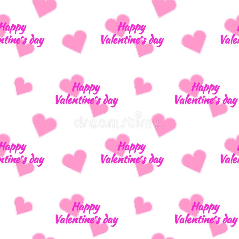 Seamless Repeating Pattern for Valentine S Day. Vector Romantic Pattern ...