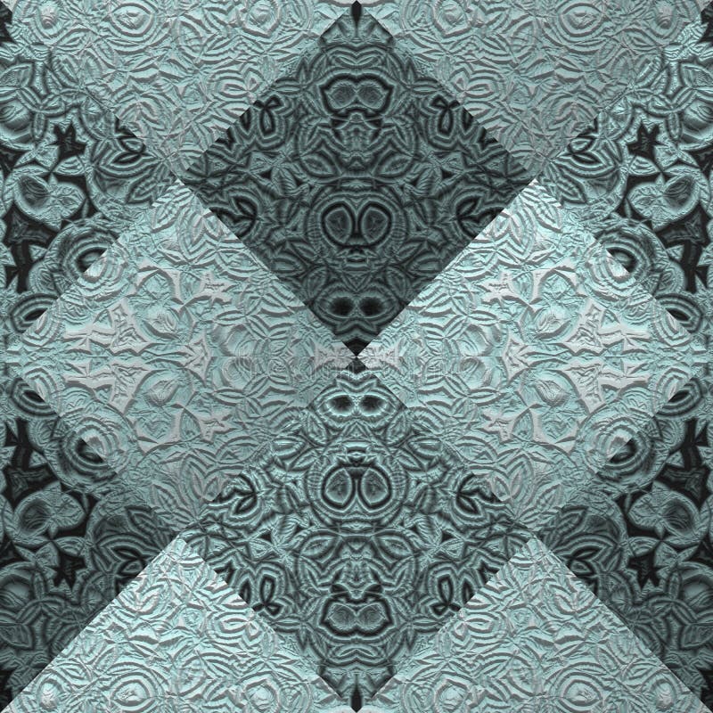 Seamless Repeating Quilt Pattern Tile Stock Illustration - Illustration ...
