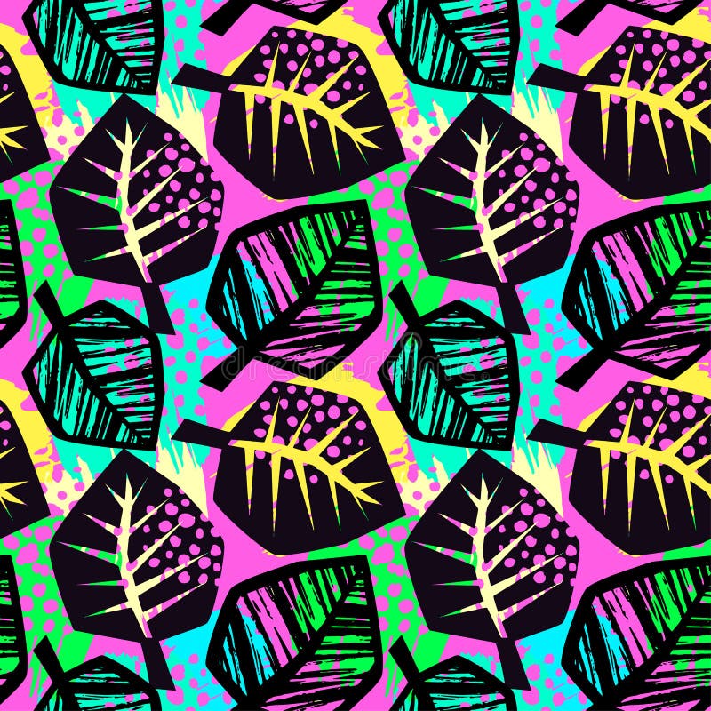 Seamless Repeating Textile Ink Brush Strokes Pattern in Doodle G Stock ...