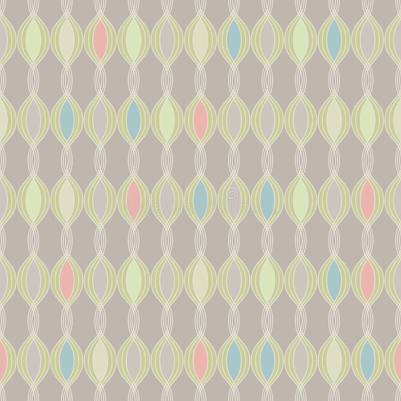 Seamless Retro Abstract Geometric Pattern Stock Vector - Illustration ...