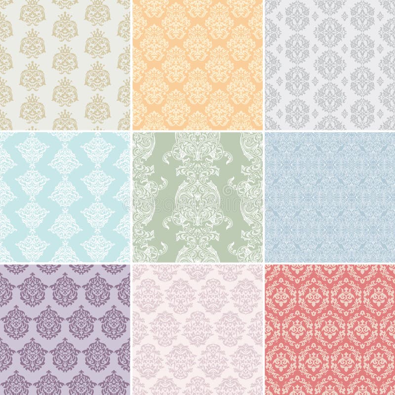 Seamless retro background stock vector. Illustration of design - 19051890