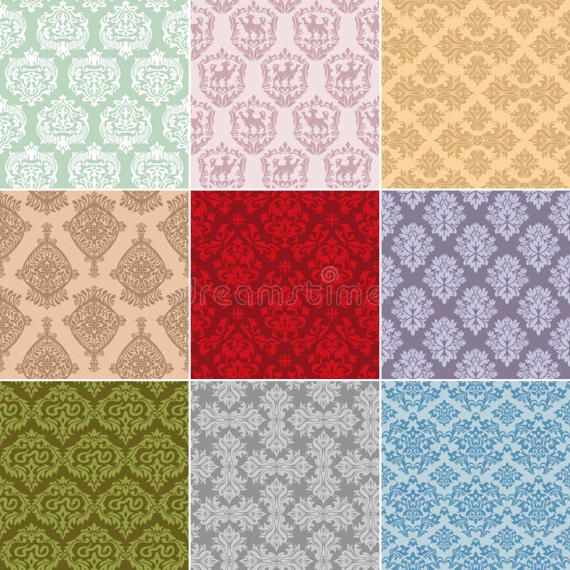 Seamless retro background stock vector. Illustration of design - 19051890