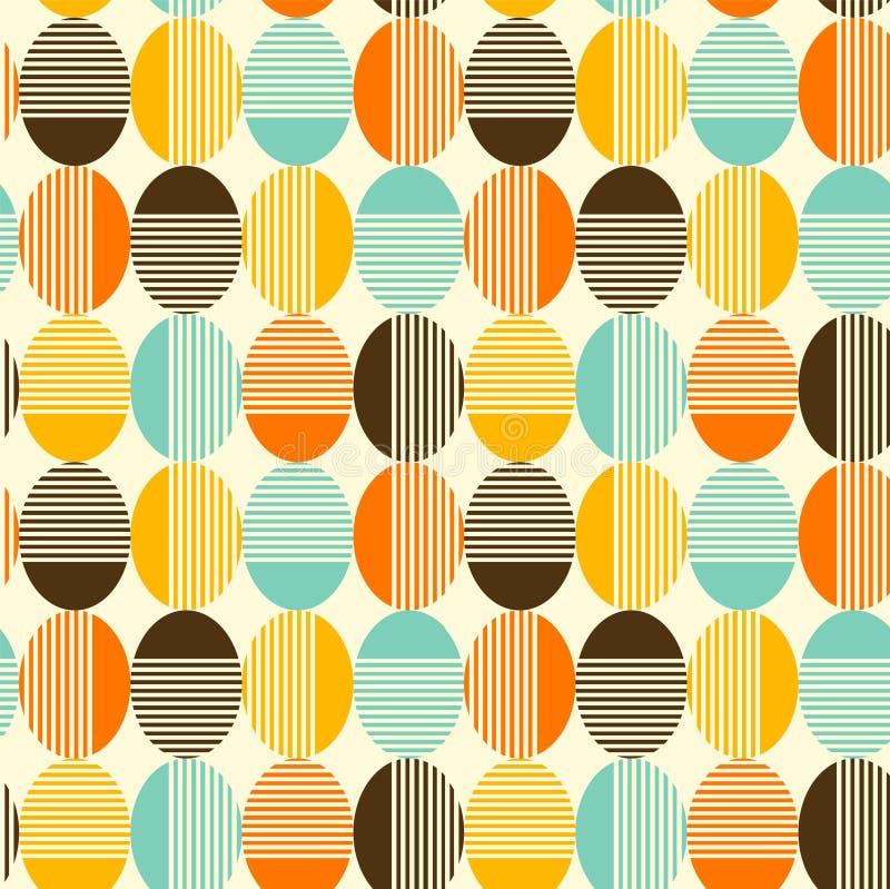 Seamless retro background stock vector. Illustration of abstract - 74676432