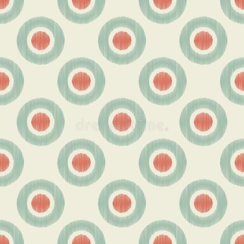 Seamless Retro Circle Dots Wallpaper Art Stock Vector - Illustration of ...