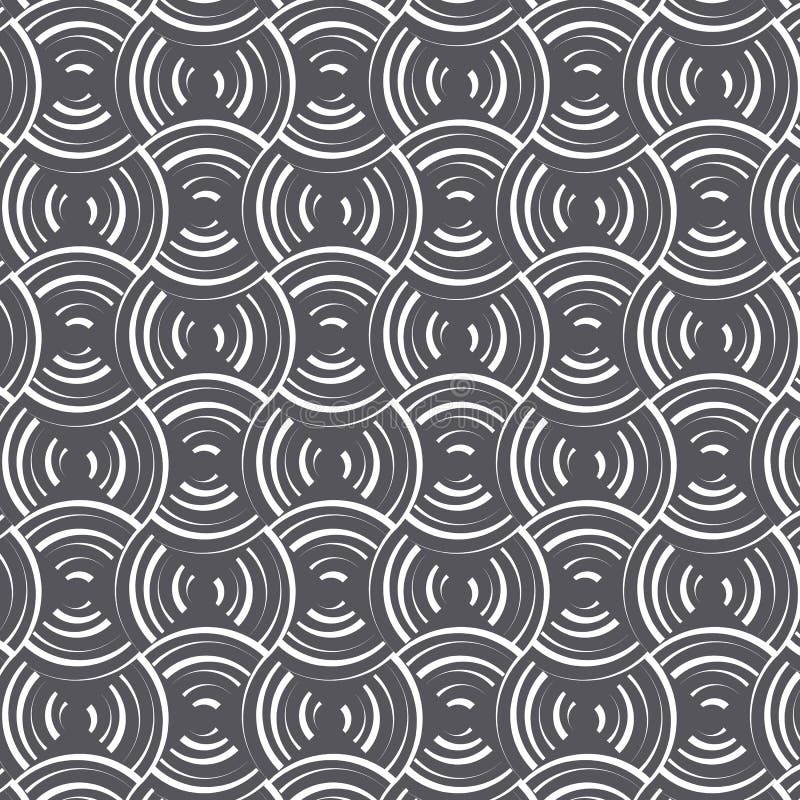 Seamless Retro Circles Pattern. Graphic is Clean for Fabric, Wallpaper ...