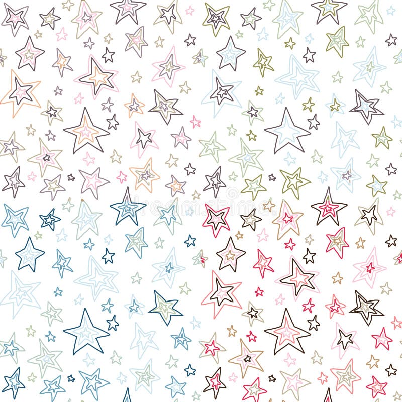 Seamless Retro Abstract Fifties Design Stock Vector - Illustration of ...