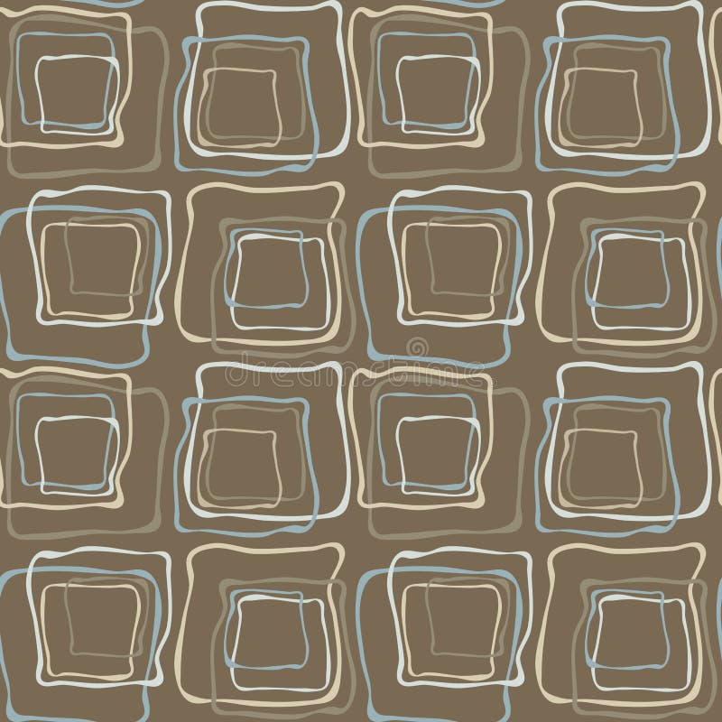 Seamless Retro Circle Stones Stock Illustration - Illustration of color ...