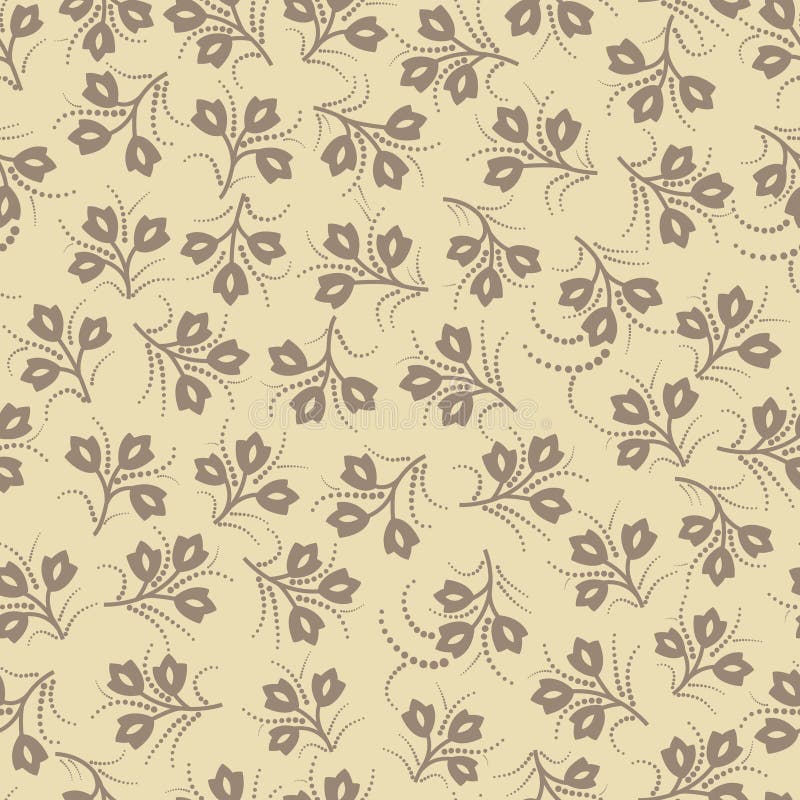 Seamless Floral Background-wallpaper-pattern Stock Vector ...