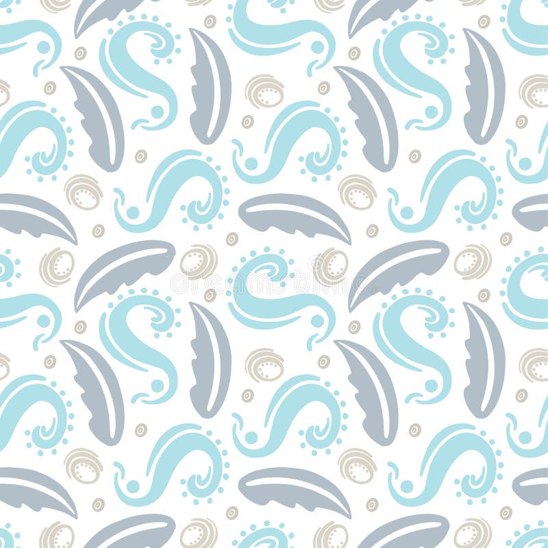 Seamless Retro Pattern with Flowers. Endless Texture for Wrapping Stock ...