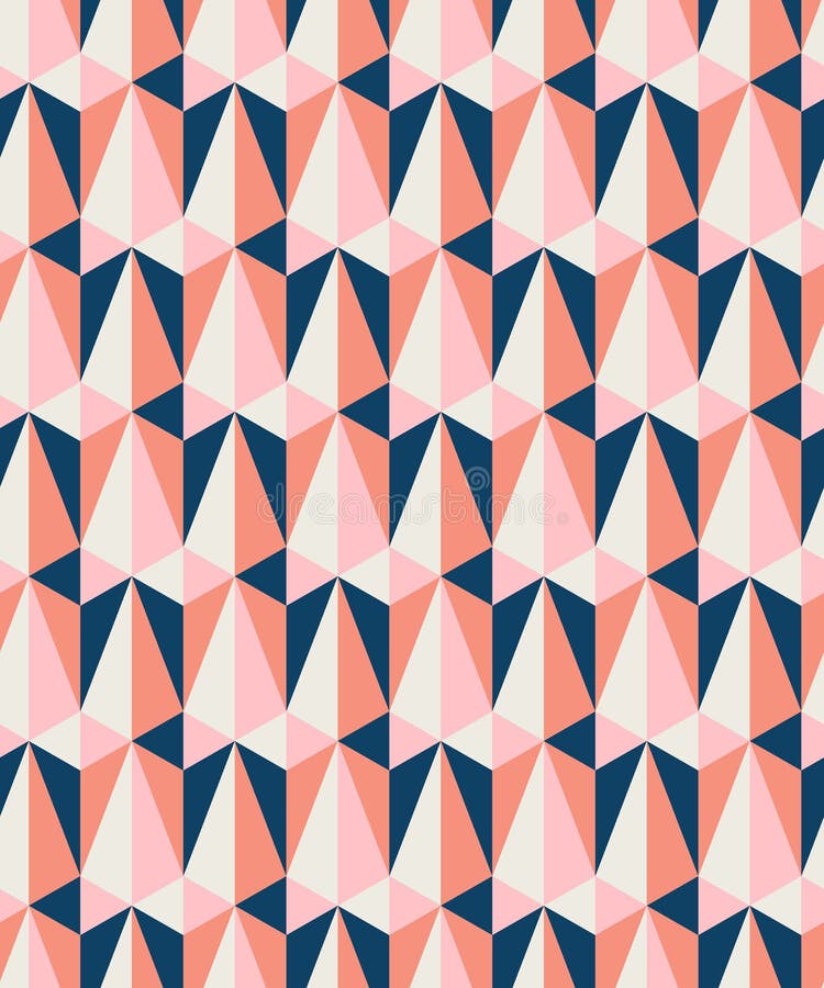 Seamless retro pattern stock vector. Illustration of abstract - 83235618