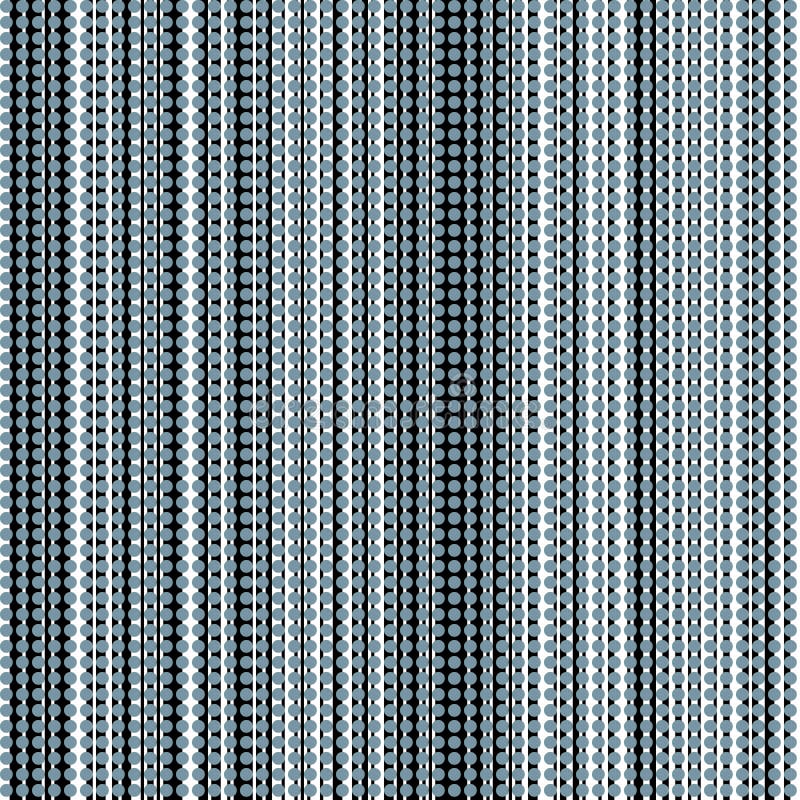 Seamless Retro Pattern with Vertical Stripes and Circles Stock Vector ...