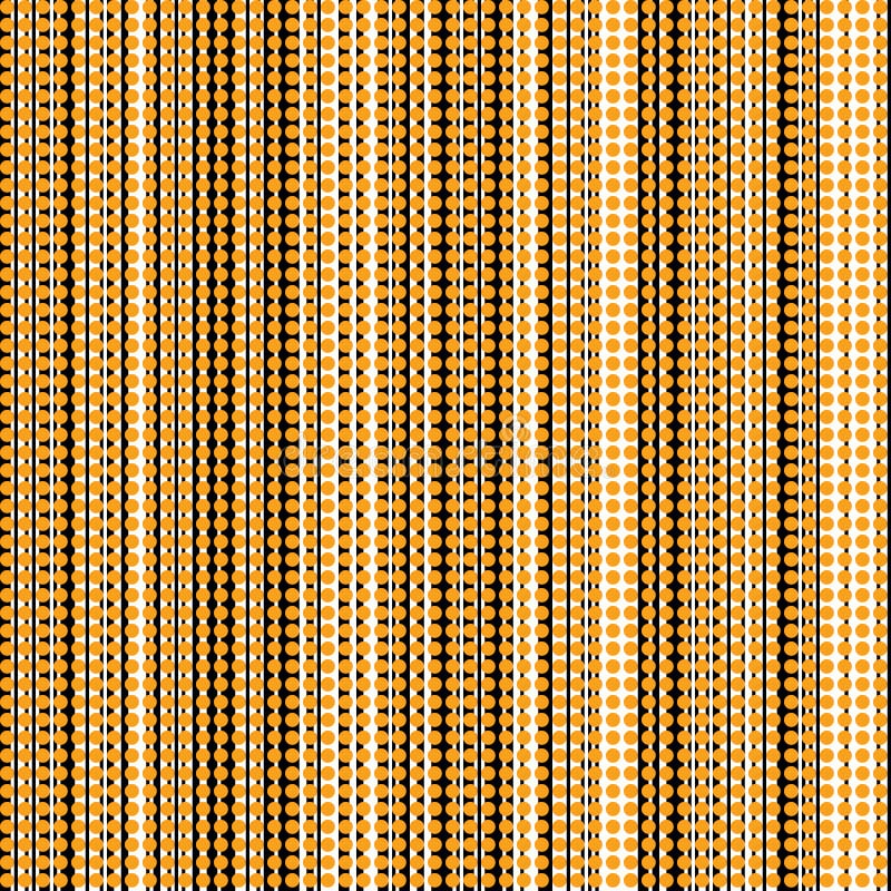 Seamless Retro Pattern with Vertical Stripes and Circles Stock Vector ...