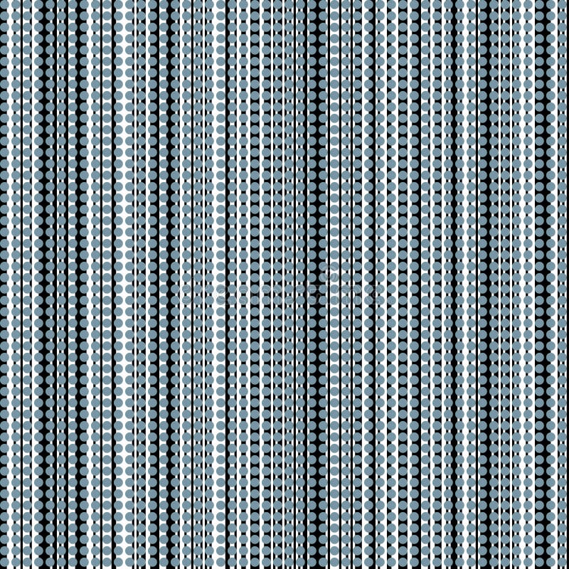 Seamless Retro Pattern with Vertical Stripes and Circles Stock Vector ...