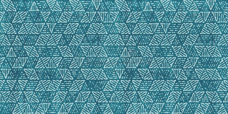 Seamless Retro Triangles Batik Surface Pattern Design on Weathered Boho ...