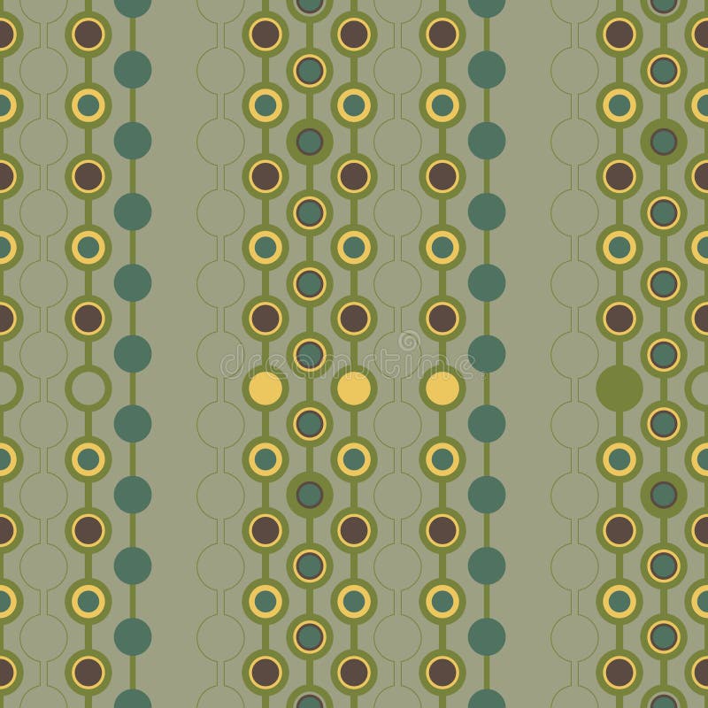 Seamless retro wallpaper stock vector. Illustration of abstract - 22311740