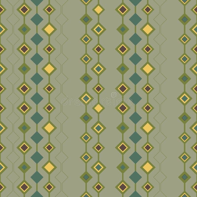 Seamless retro wallpaper stock vector. Illustration of abstract - 22311740