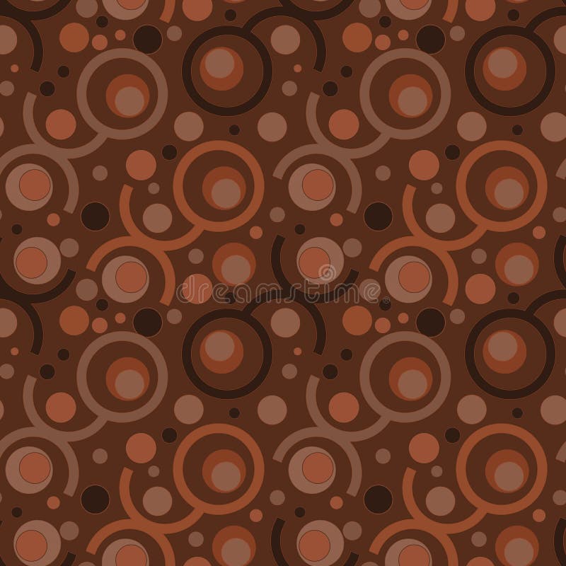 Retro Seamless Wallpaper Pattern Stock Illustration - Illustration of ...