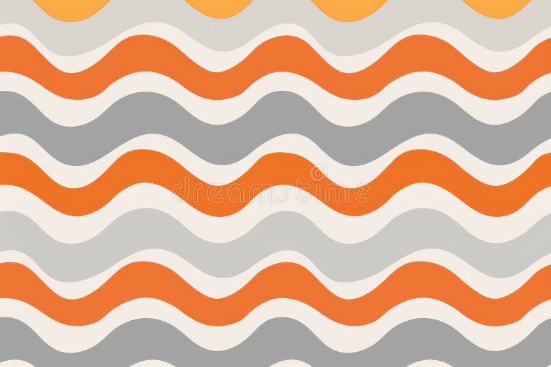 Wavy Retro Pattern stock illustration. Illustration of decorative - 342158329